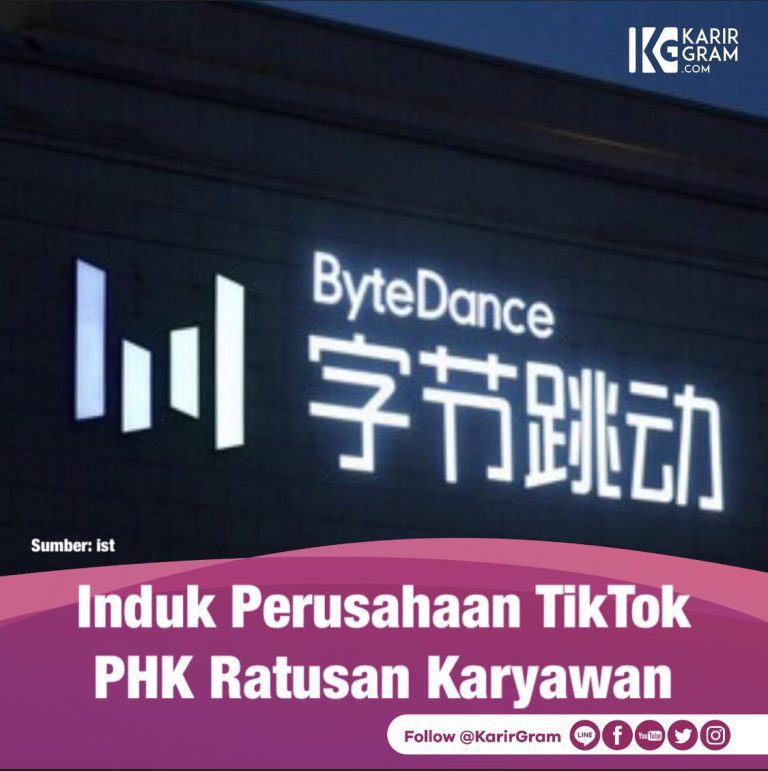 Induk Perusahaan TikTok PHK Ratusan Karyawan ByteDance, perusahaan ...